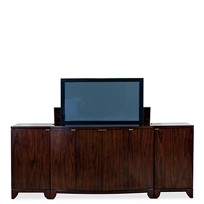 Entertainment TV Console with Left/Right Bunching Piers, on Designer Pages