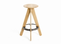 Slab Bar Stool Natural, on Designer Pages