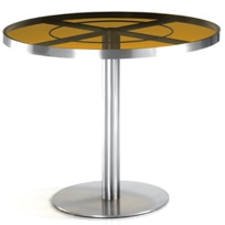 SUNGLASS Round Dining Table, on Designer Pages