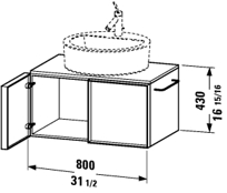 Starck 1.2.3 #6169 Vanity unit wall-mounted, on Designer Pages