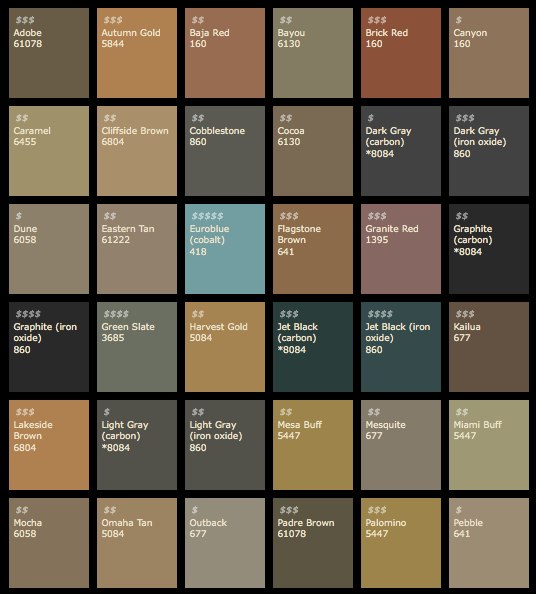 Davis Colors Concrete Color Selector