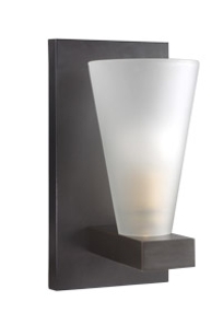 WALL LIGHT & GLASS SHADE, on Designer Pages