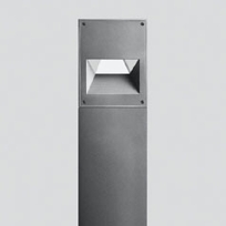 Bollard - trapezoidal with step baffle, on Designer Pages