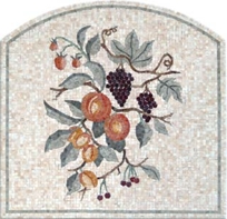 Fruit Panel with Arch & Frame (H), on Designer Pages