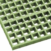 Molded Square Square with Integral Grit Grating, on Designer Pages