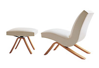 Bump Wave Chair and Ottoman, on Designer Pages