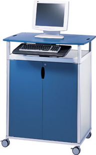 Model 7942-42 42"h WHEELIES•А_ Mobile Work Station - 2 Hinged, Locking ...