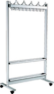 Model 2190 Rolling Coat Rack with Umbrella Stand, on Designer Pages