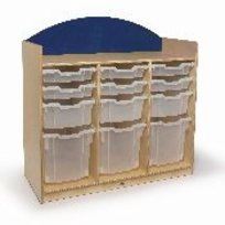Rainbow Tray Storage Cabinet Blue, on Designer Pages