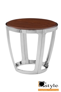 Alyssa Side Table-Wood Top, on Designer Pages