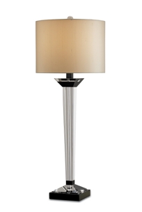 Modern Glass Slender Lamp, on Designer Pages