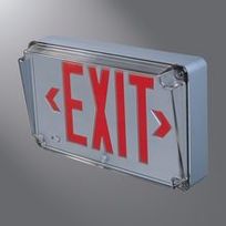 UX LED Vandal Resistant Exit, on Designer Pages