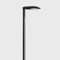 LED pole top luminaires with asymmetrical light distribution, on ...