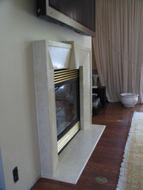 Custom Art Deco Fireplace Wrap, on Designer Pages