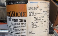 SHER-WOOD® BAC WIPING STAIN, on Designer Pages
