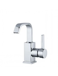 Smooth Mono Bidet Mixer With Pop-Up Waste BDM-SMO-21120-A-CP, on ...