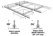 Rockfon® Planostile™ Snap-in Metal Panel Ceiling System, on Designer Pages