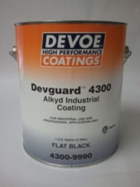 DEVGUARD 4300 Alkyd Industrial Flat Black Coating, on Designer Pages