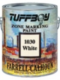 1030 Tuff-Boy Int/Ext Zone Marking Paint White, on Designer Pages