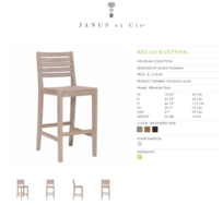 Relais Bar Stool, on Designer Pages