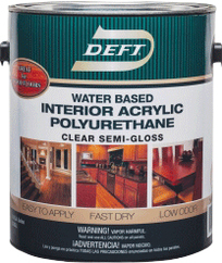 Deft® Polyurethane Interior Water Based Acrylic, on Designer Pages