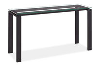 Rand Console Table in Natural Steel, on Designer Pages