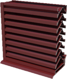 LR-69 6" Wind-Driven Rain Louver, on Designer Pages