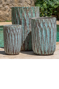 Brera Planter-Verdigris-S/3, on Designer Pages