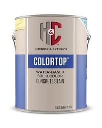 H&C COLORTOP Water-Based Solid Color Concrete Stain, on Designer Pages