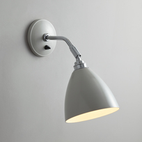 TASK SHORT WALL LIGHT - PUTTY GREY, on Designer Pages