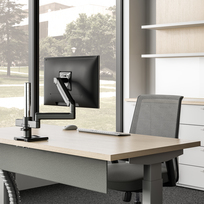 Grommet Mount Monitor Arm, on Designer Pages