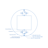 Key Slot Connection Column Covers, on Designer Pages