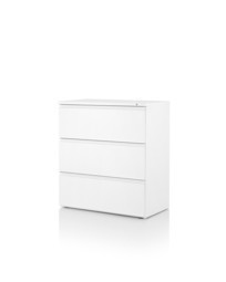 Meridian Standard Pull Freestanding Lateral File - Writable Top, on ...