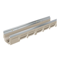 T1500-PB-13 4″ Internal Width Polymer Concrete Channel with Galvanized ...