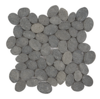 Nature Lava Black Round Pebble Mosaic Html, on Designer Pages