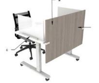 Planes Adjustable Height Nurse Table, on Designer Pages