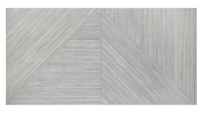 Enso Ribbed Gray 24x48 Matte Porcelain Tile Html, on Designer Pages