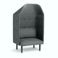 Dark Gray QT Privacy Lounge Chair with Canopy, on Designer Pages