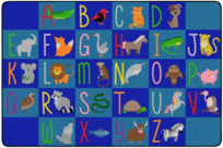 Childcraft Alphabet Animals 6 X 9 Feet Rectangle 2091368, on Designer Pages