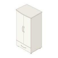 TBWAR-B Wardrobes - 2 Doors and 1 Drawer, on Designer Pages