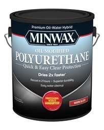 Minwax Water-Based Oil-Modified Polyurethane, on Designer Pages