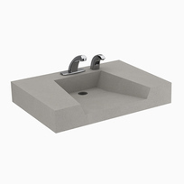 DSOF-81000 - Designer Series™ 1-Station Wall-Mounted Open Front Sink ...