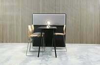 FourCast®2 Chair, Counter Height, Bentwood Shell, Sled Base - with Seat ...