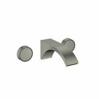 CYO Wall-mounted basin mixer without pop-up waste - Brushed Dark ...