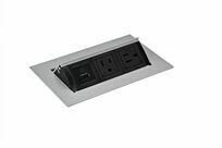 PCS82D - Flip-up Power Grommet — 2 Power/USB-A + USB-C Charger, on ...