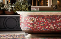 MOSAIC TILE FASCIA DESK, on Designer Pages