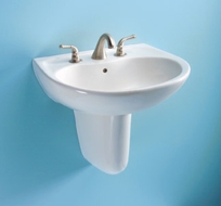 LHT241G - Supreme Wall Mount Lavatory - with SanaGloss, on Designer Pages
