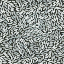 Foliage Be Bop White Mosaic - GJGFOLBBW, on Designer Pages