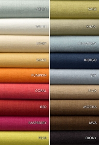 Avery Cotton Plain Ebony, on Designer Pages